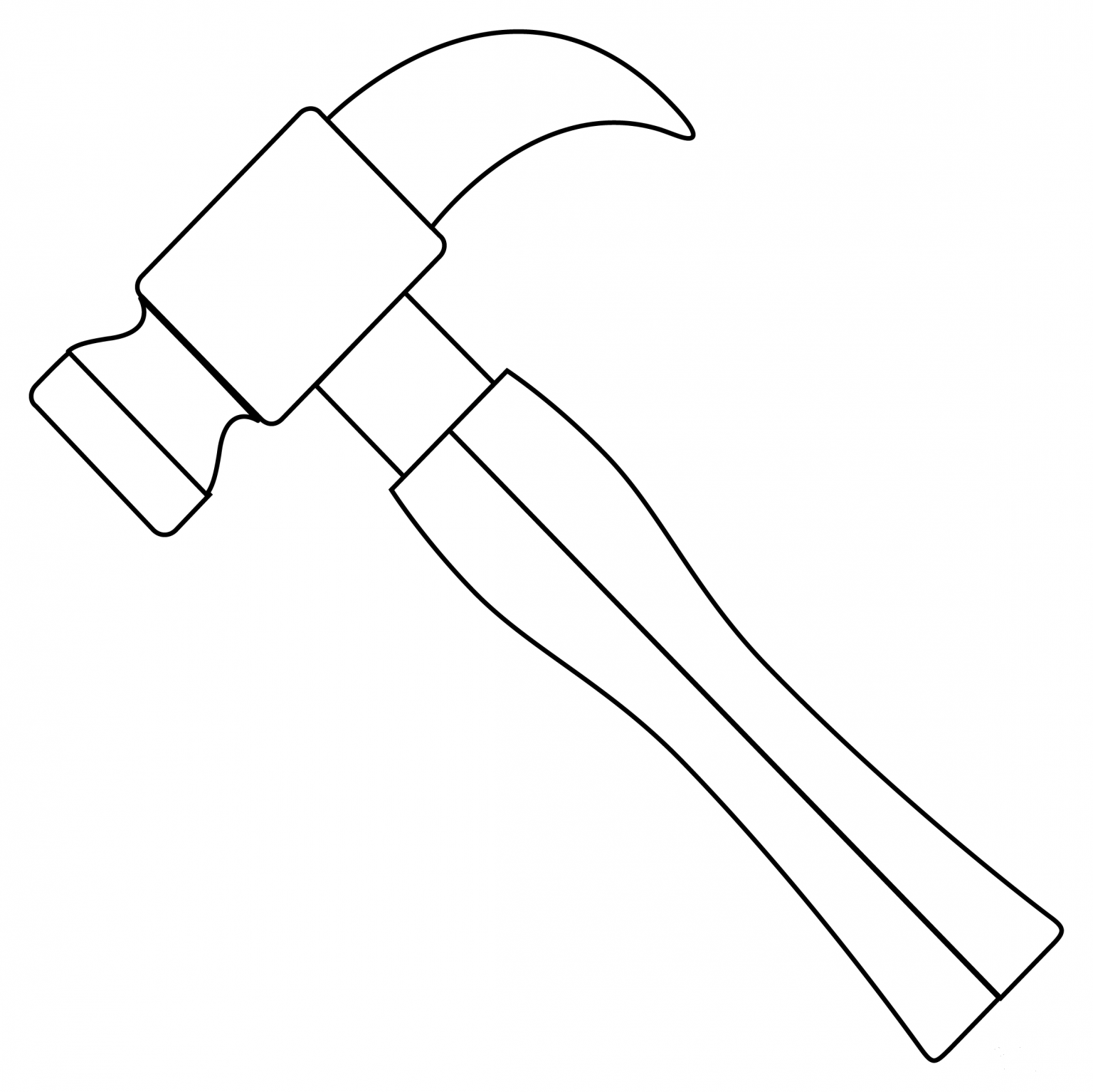 Hammer coloring page - ColouringPages
