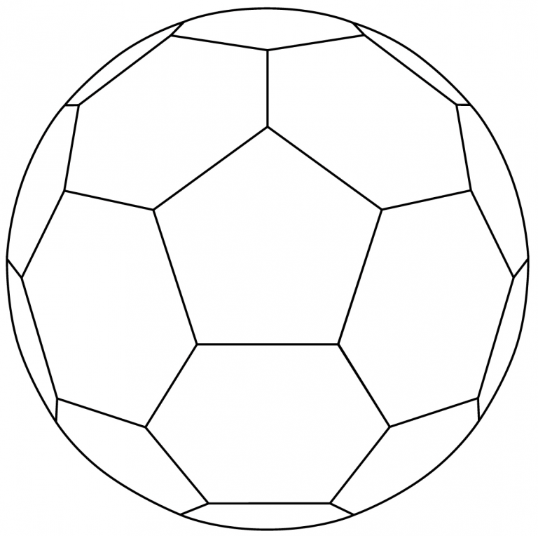 Handball Ball coloring page - ColouringPages