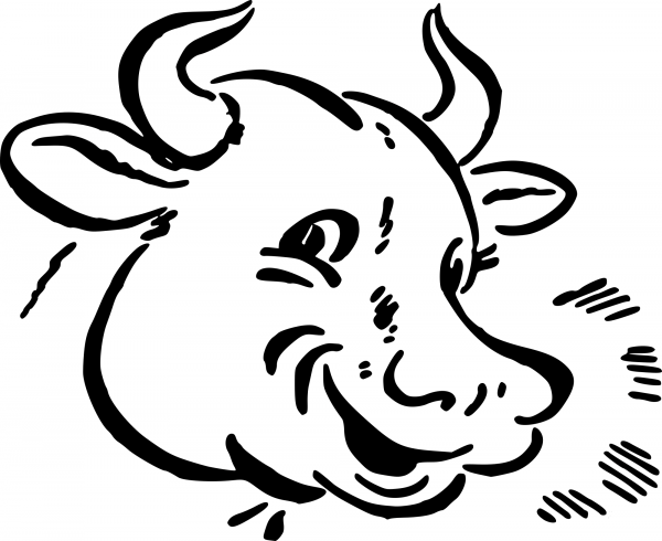 Happy Cow coloring page - ColouringPages