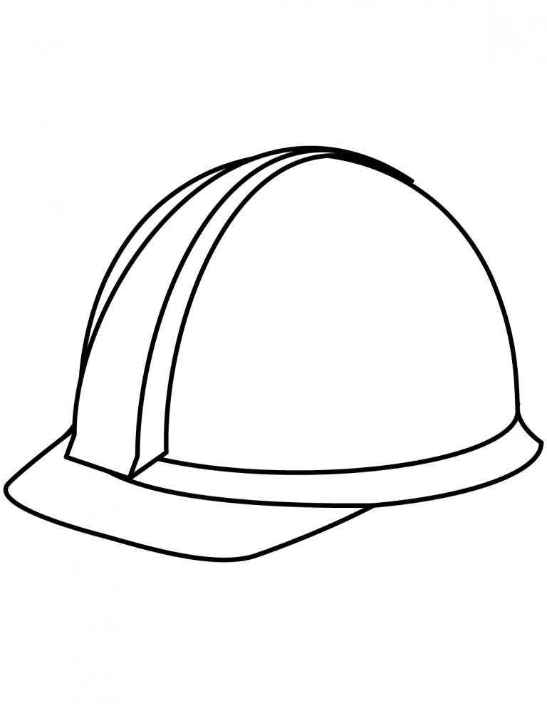 Hard Hat coloring page - ColouringPages