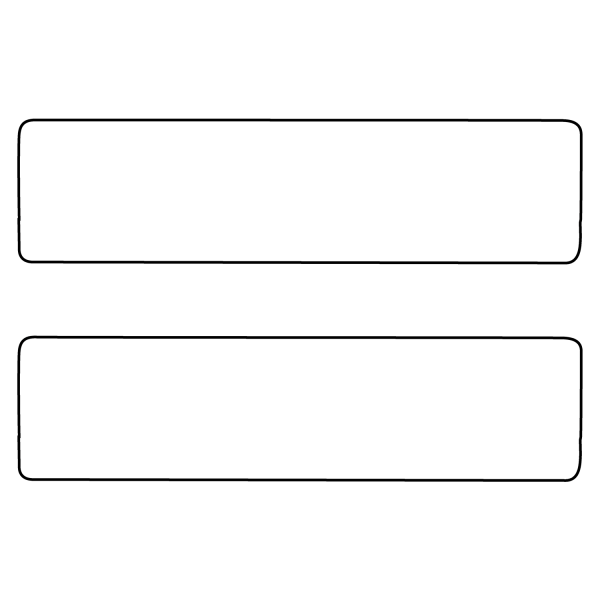 Heavy Equals Sign Emoji coloring page - ColouringPages