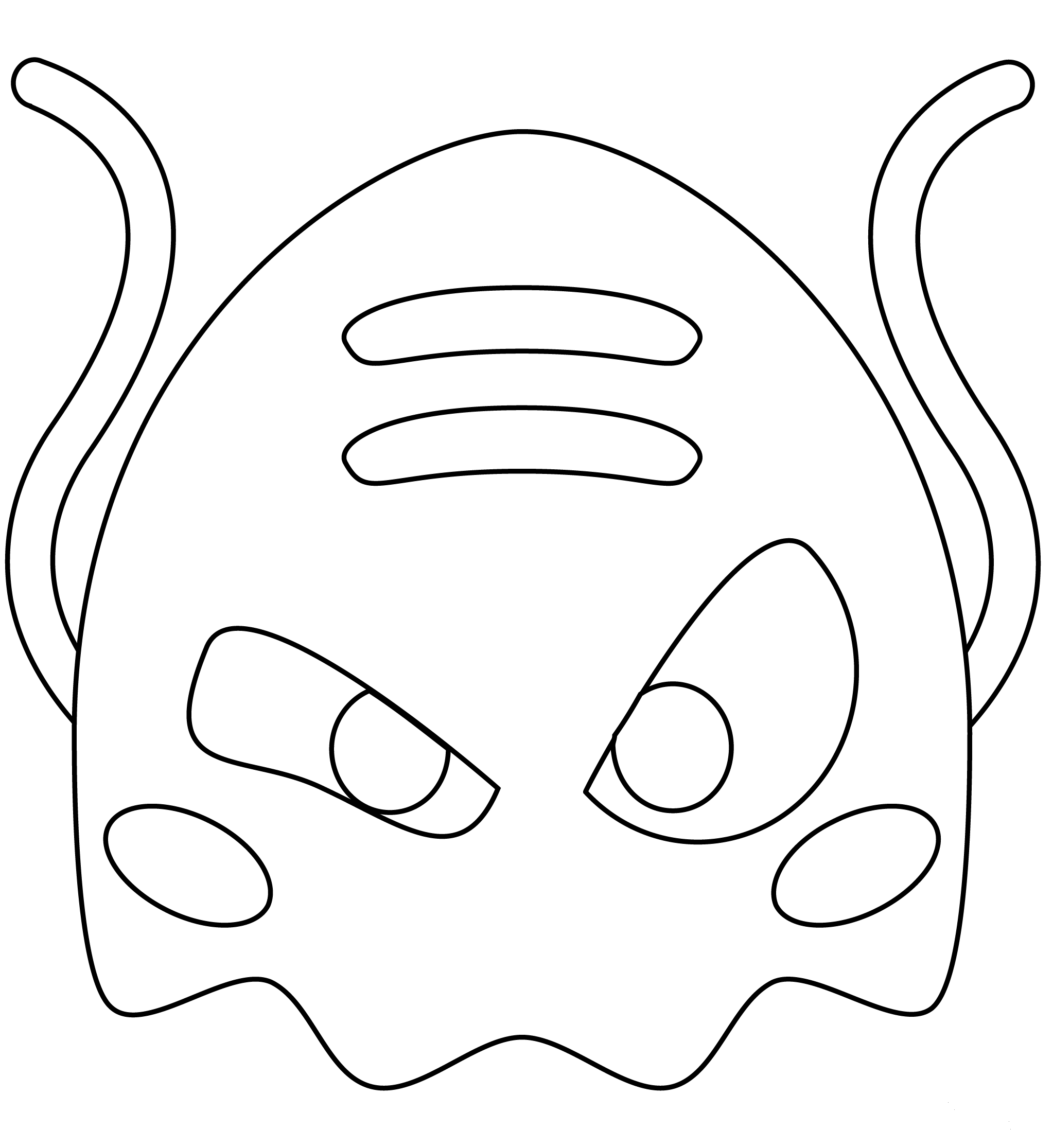 Alien Monster coloring page - ColouringPages