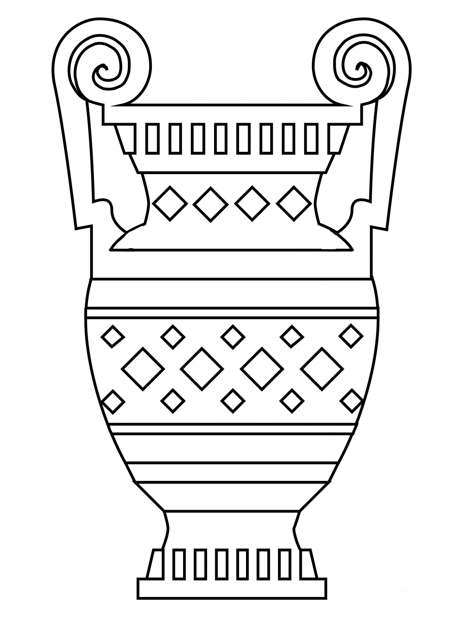 Amphora coloring page - ColouringPages