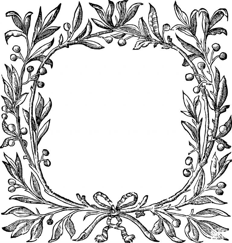 Antique Frame coloring page - ColouringPages