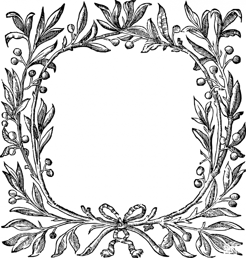 Antique Frame coloring page - ColouringPages