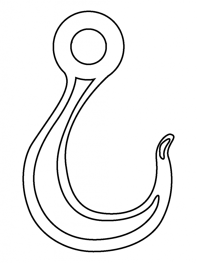 Hook Emoji coloring page - ColouringPages
