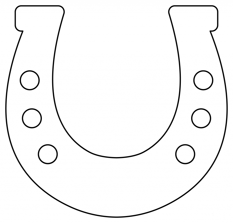 Horseshoe coloring page - ColouringPages