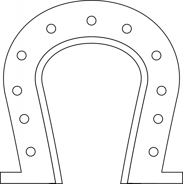 Horseshoe coloring page - ColouringPages
