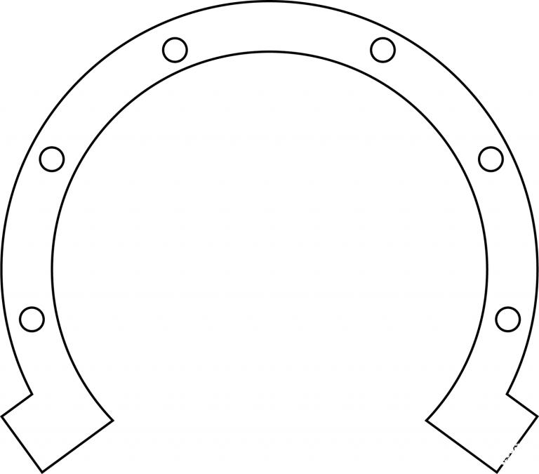 Horseshoe coloring page - ColouringPages