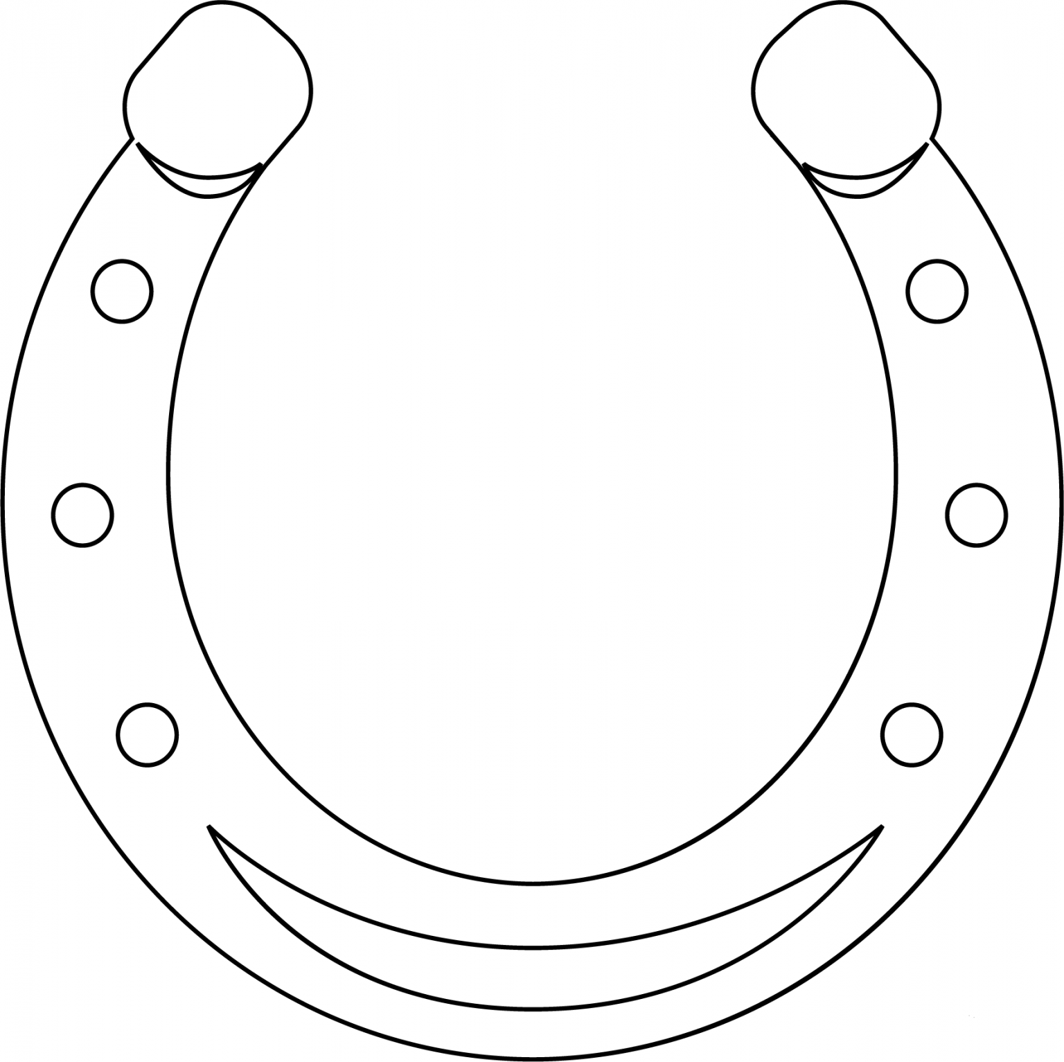 Horseshoe coloring page - ColouringPages