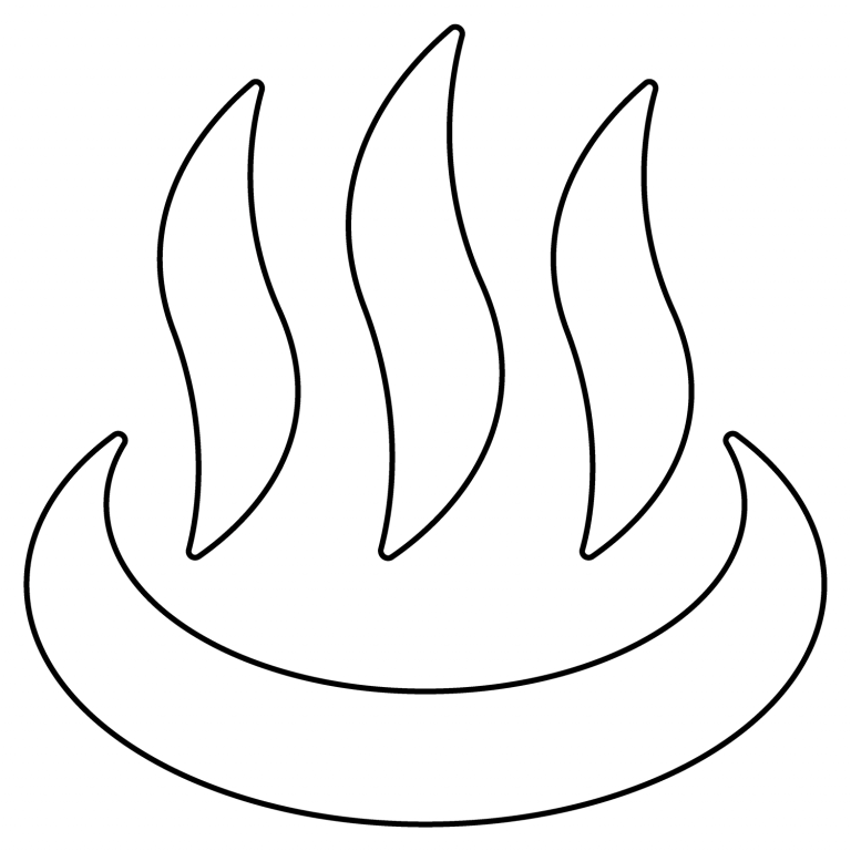 Hot Springs Emoji coloring page - ColouringPages