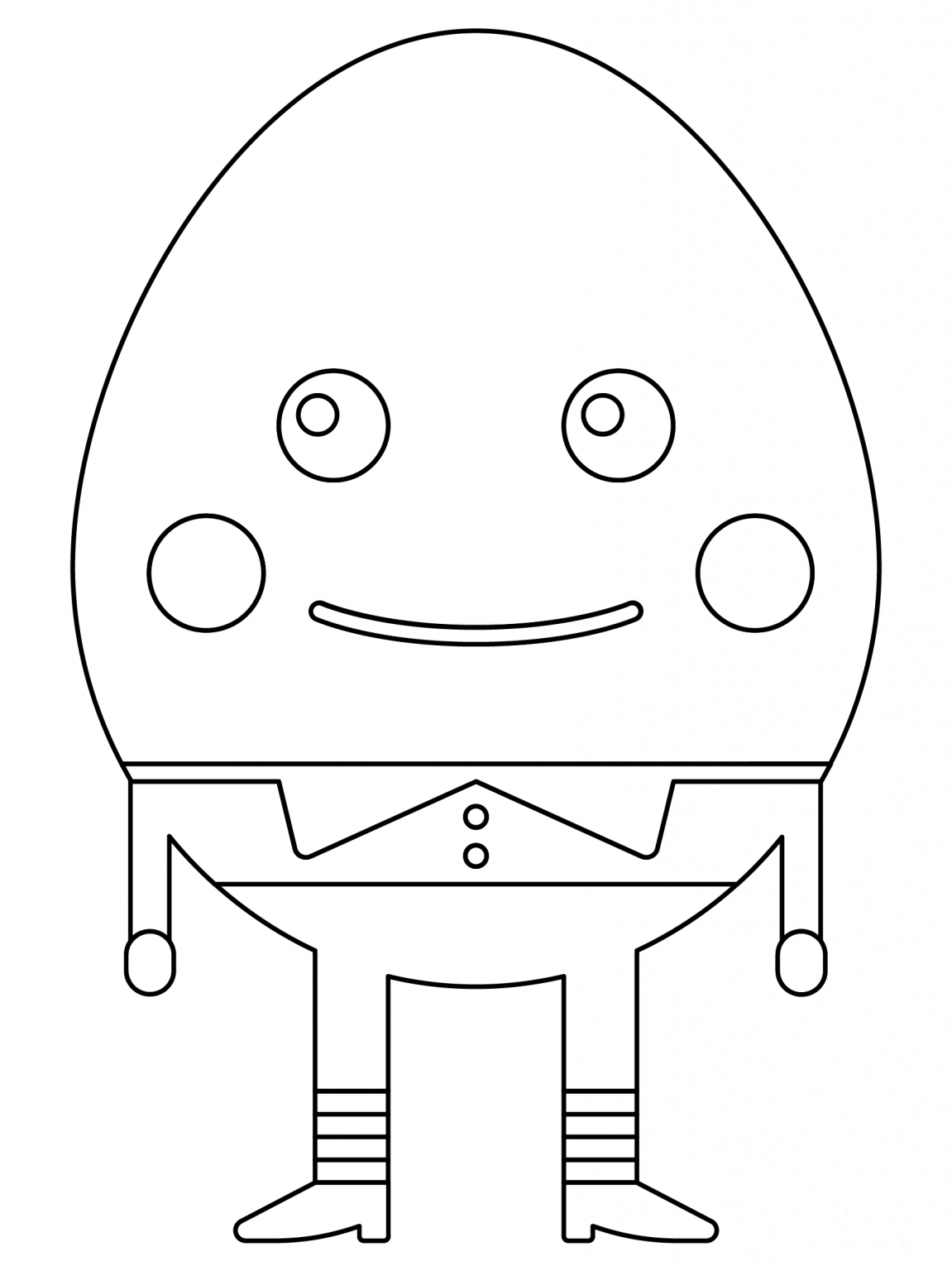 Humpty Dumpty coloring page - ColouringPages