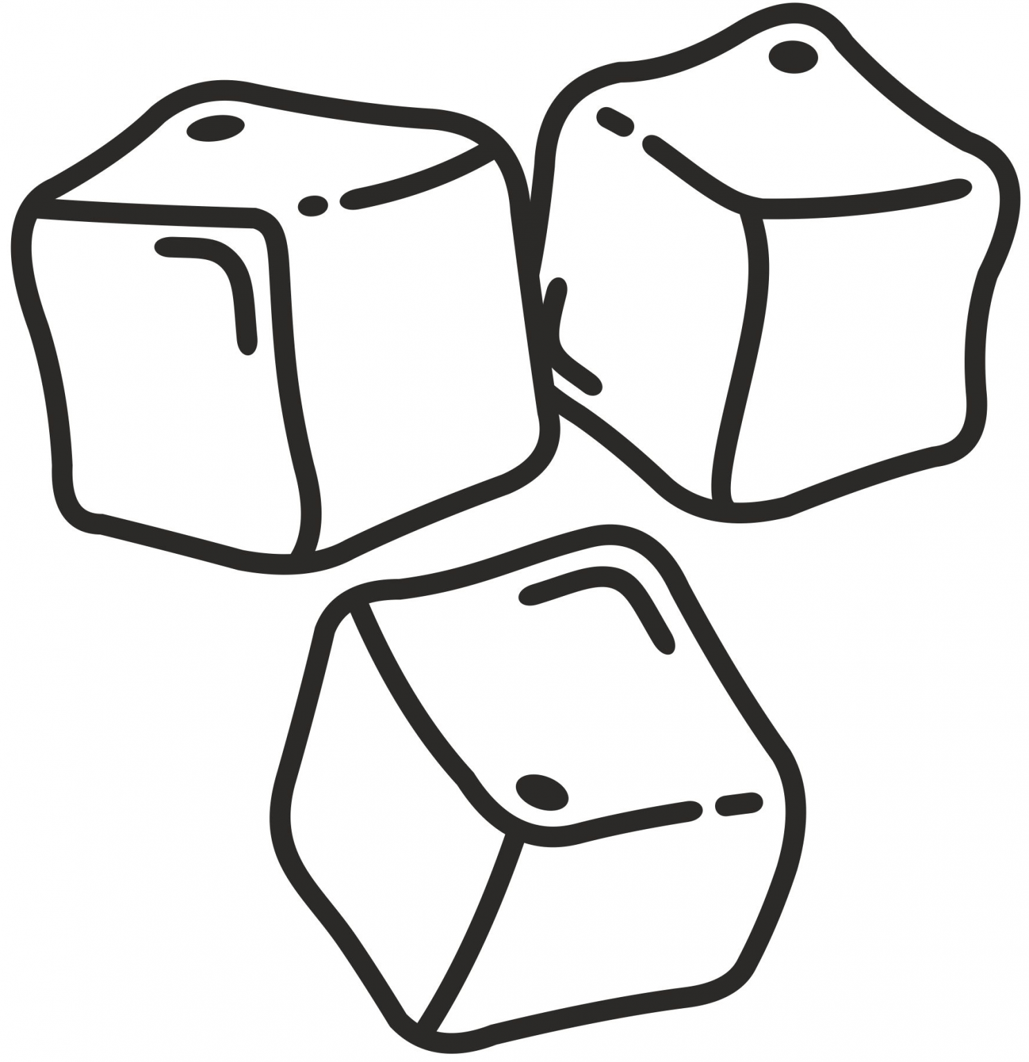 Ice Cube coloring page - ColouringPages