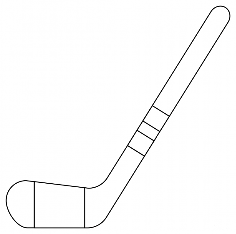 Ice Hockey Stick coloring page - ColouringPages