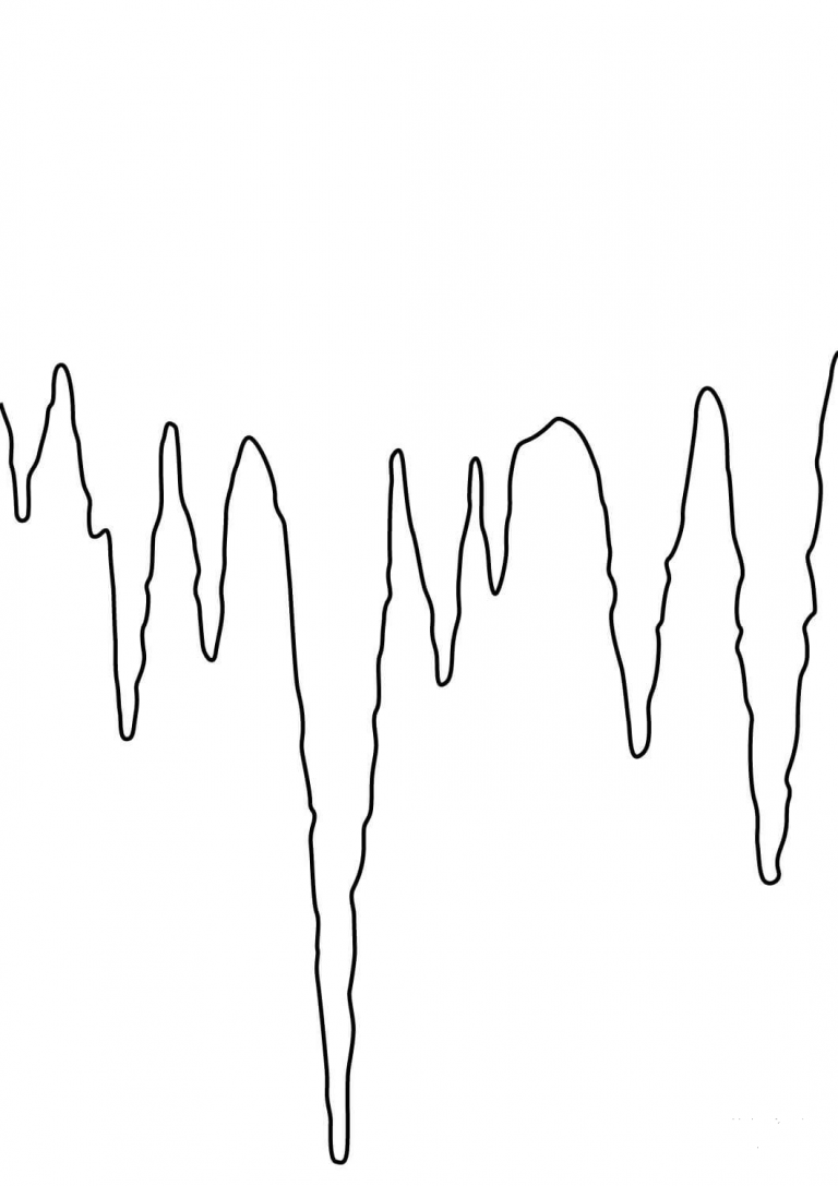 Icicles coloring page - ColouringPages