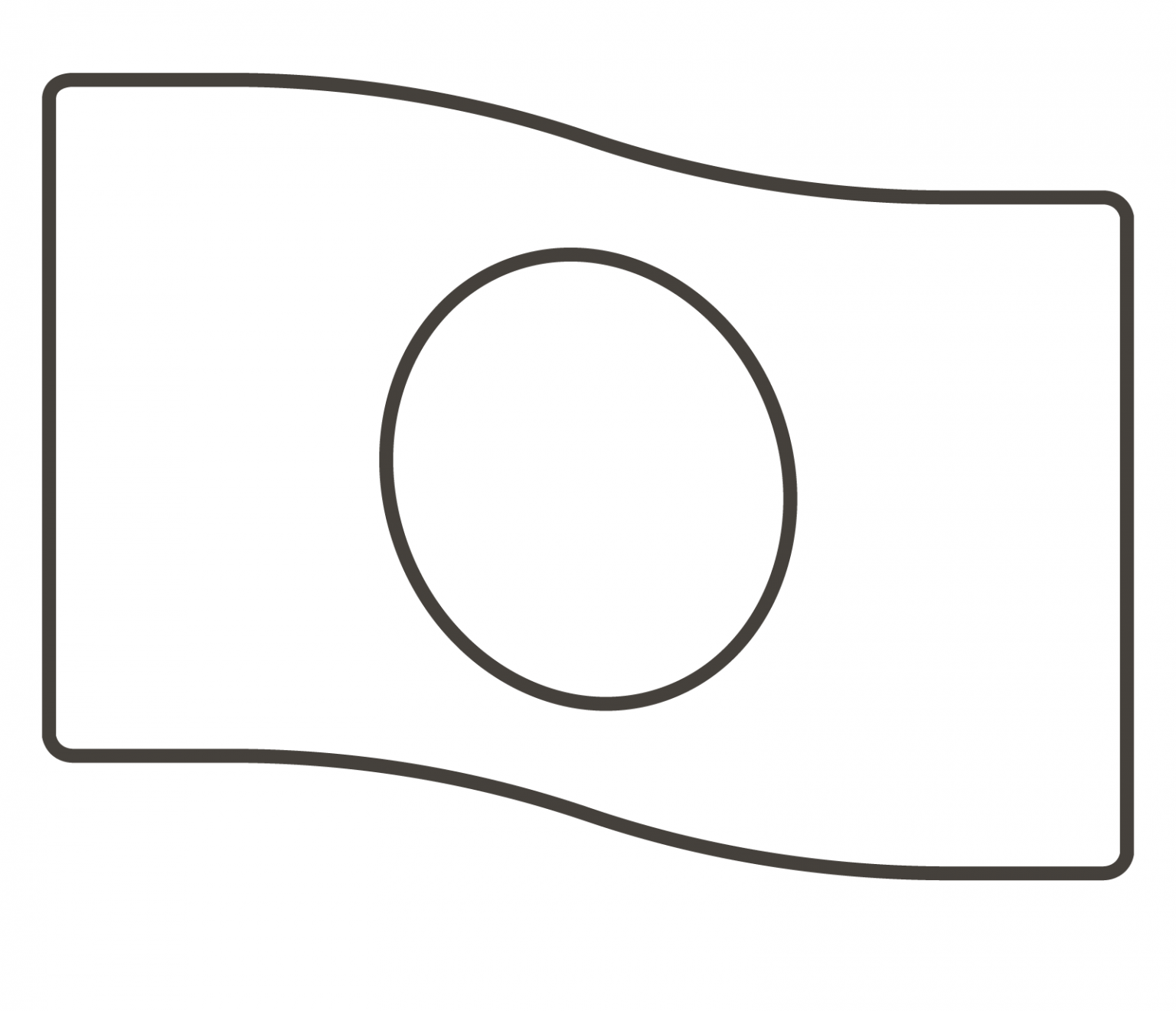 Japan Flag coloring page - ColouringPages