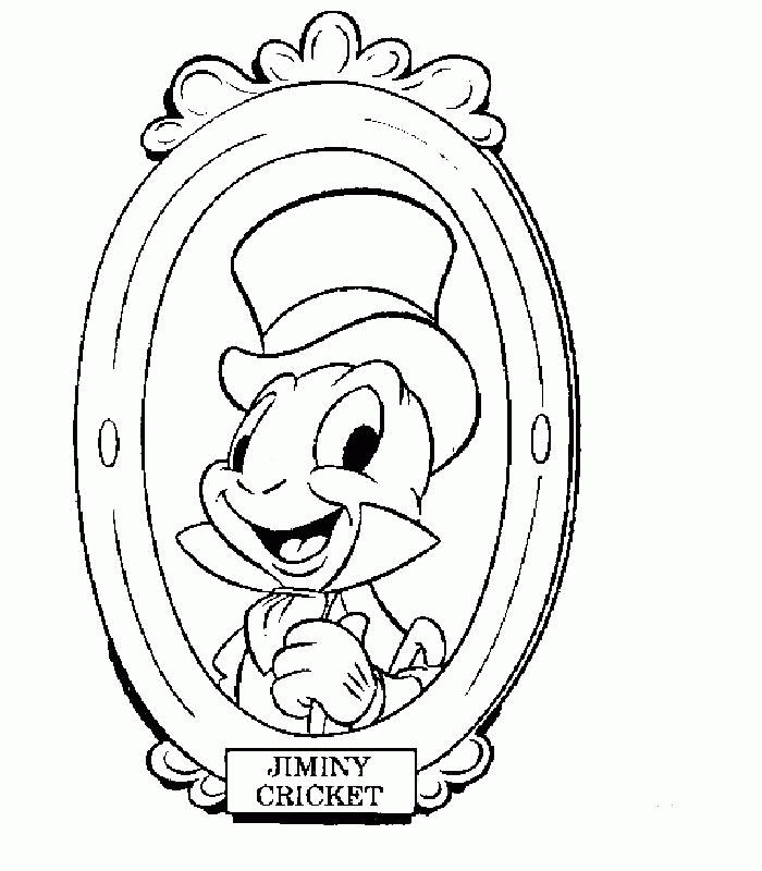Jiminy Portrait coloring page - ColouringPages