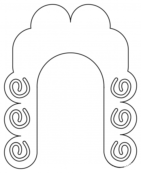 Judge Wig coloring page - ColouringPages