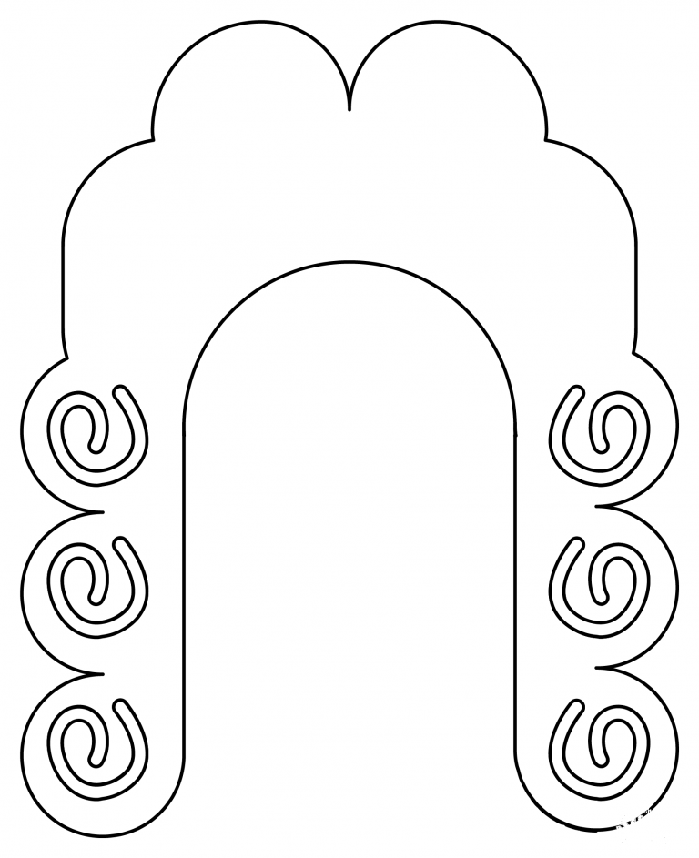 Judge Wig coloring page - ColouringPages