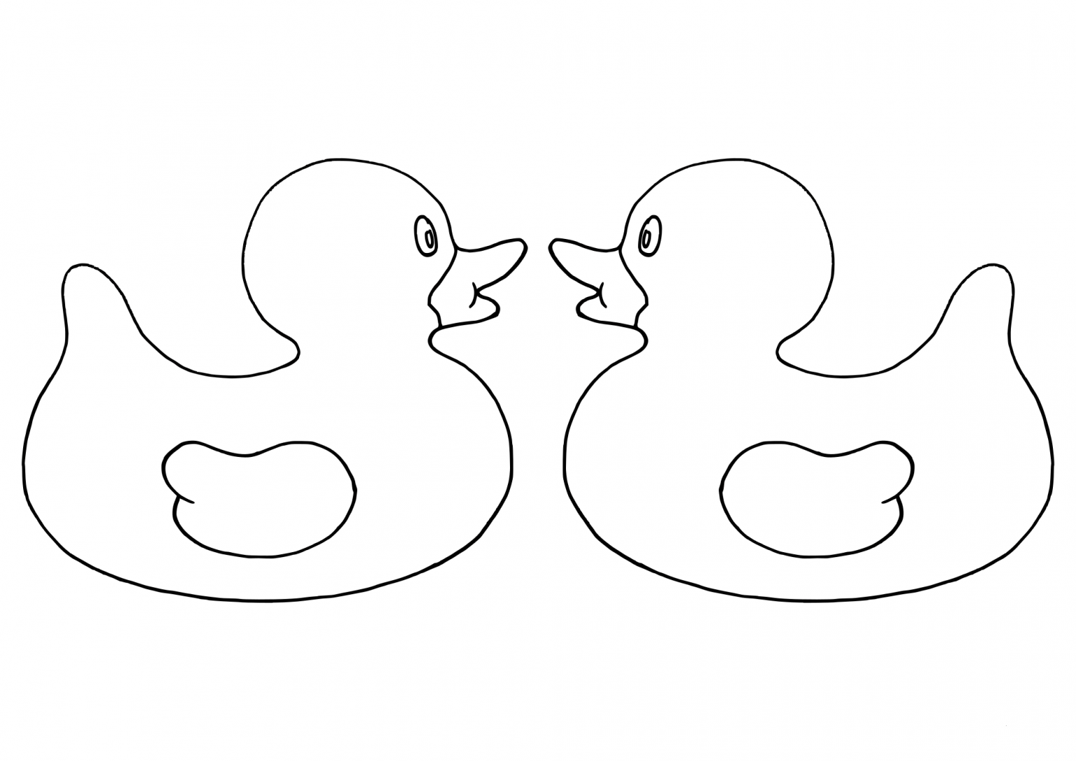 Ks Pair of Ducks Paradox coloring page - ColouringPages