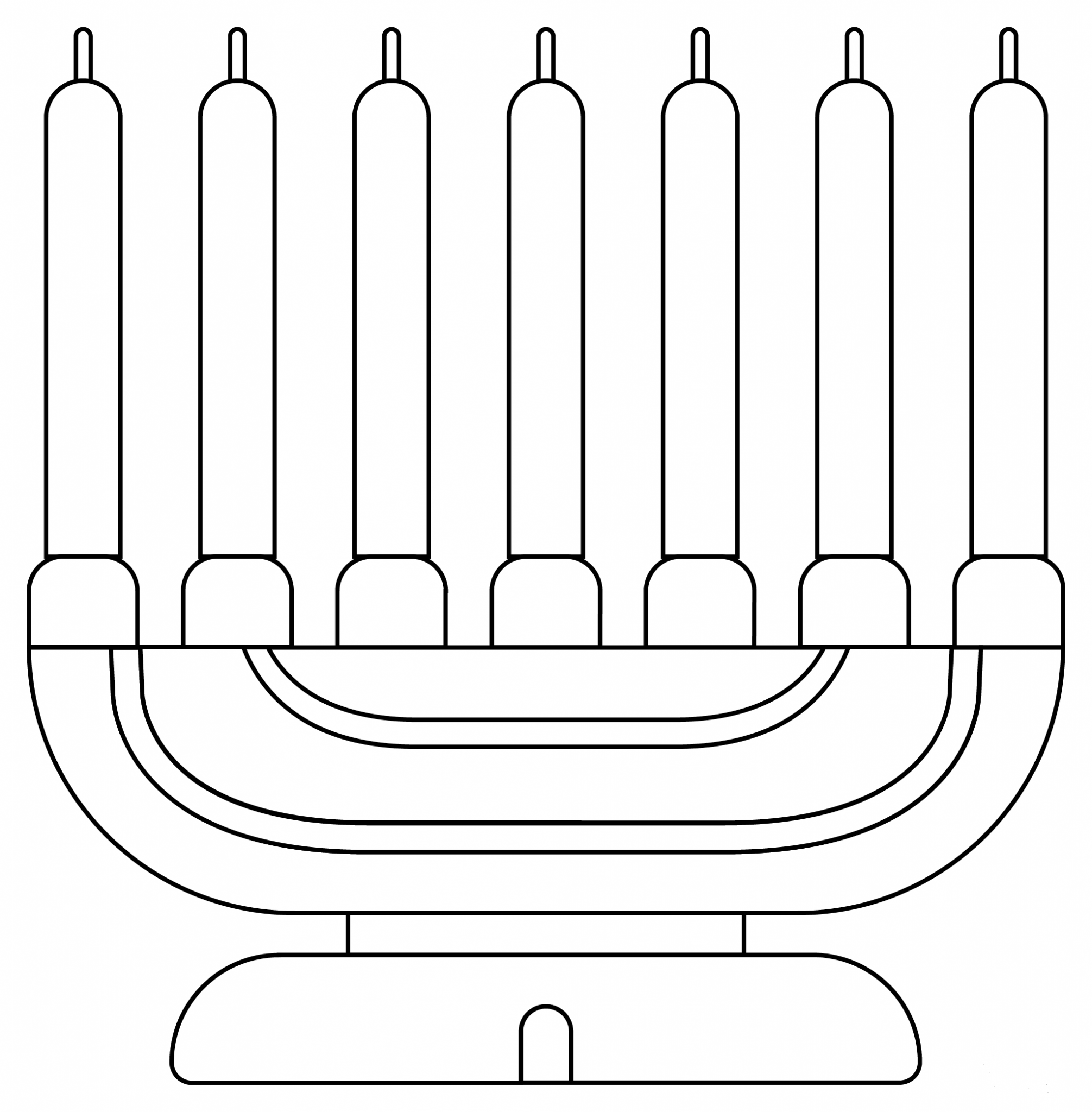 Kwanzaa Kinara coloring page - ColouringPages