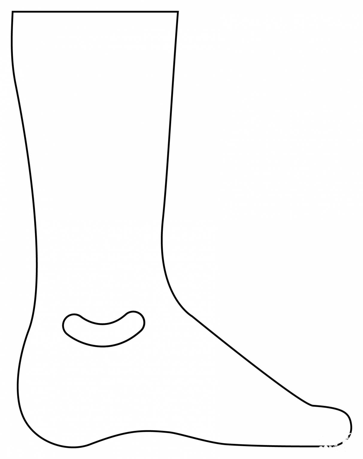 Leg coloring page - ColouringPages