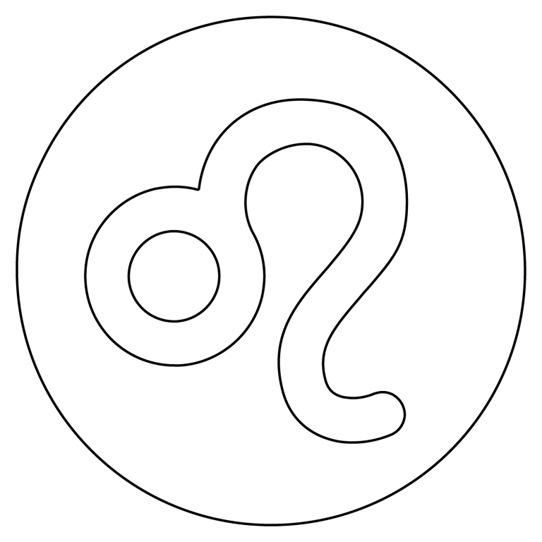 Leo Emoji coloring page - ColouringPages