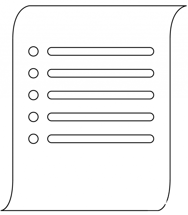 List coloring page - ColouringPages