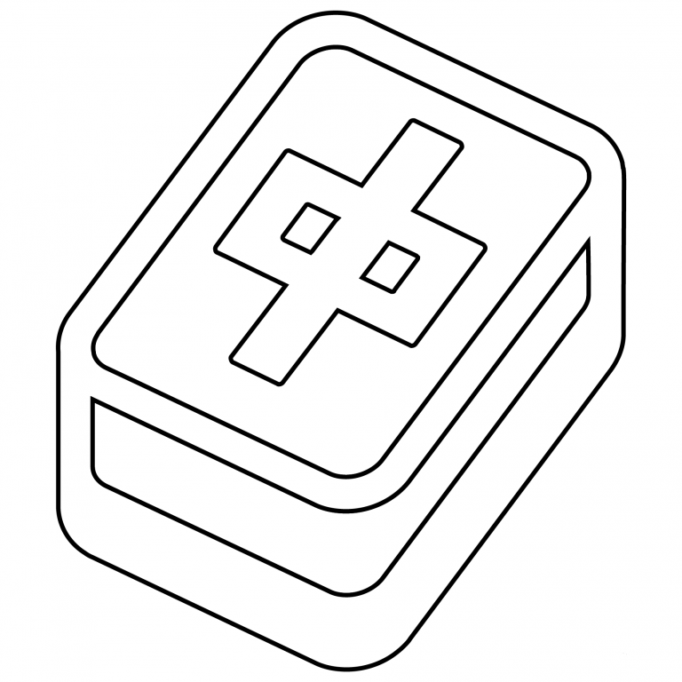 Mahjong Red Dragon Emoji coloring page - ColouringPages