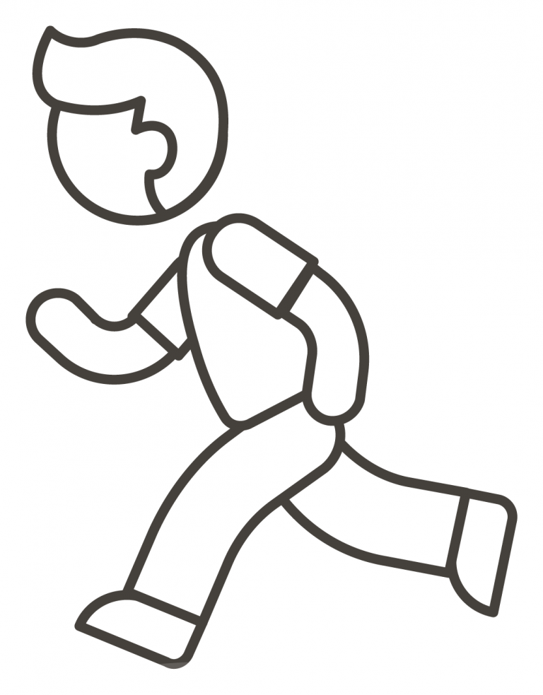 Man Running coloring page - ColouringPages