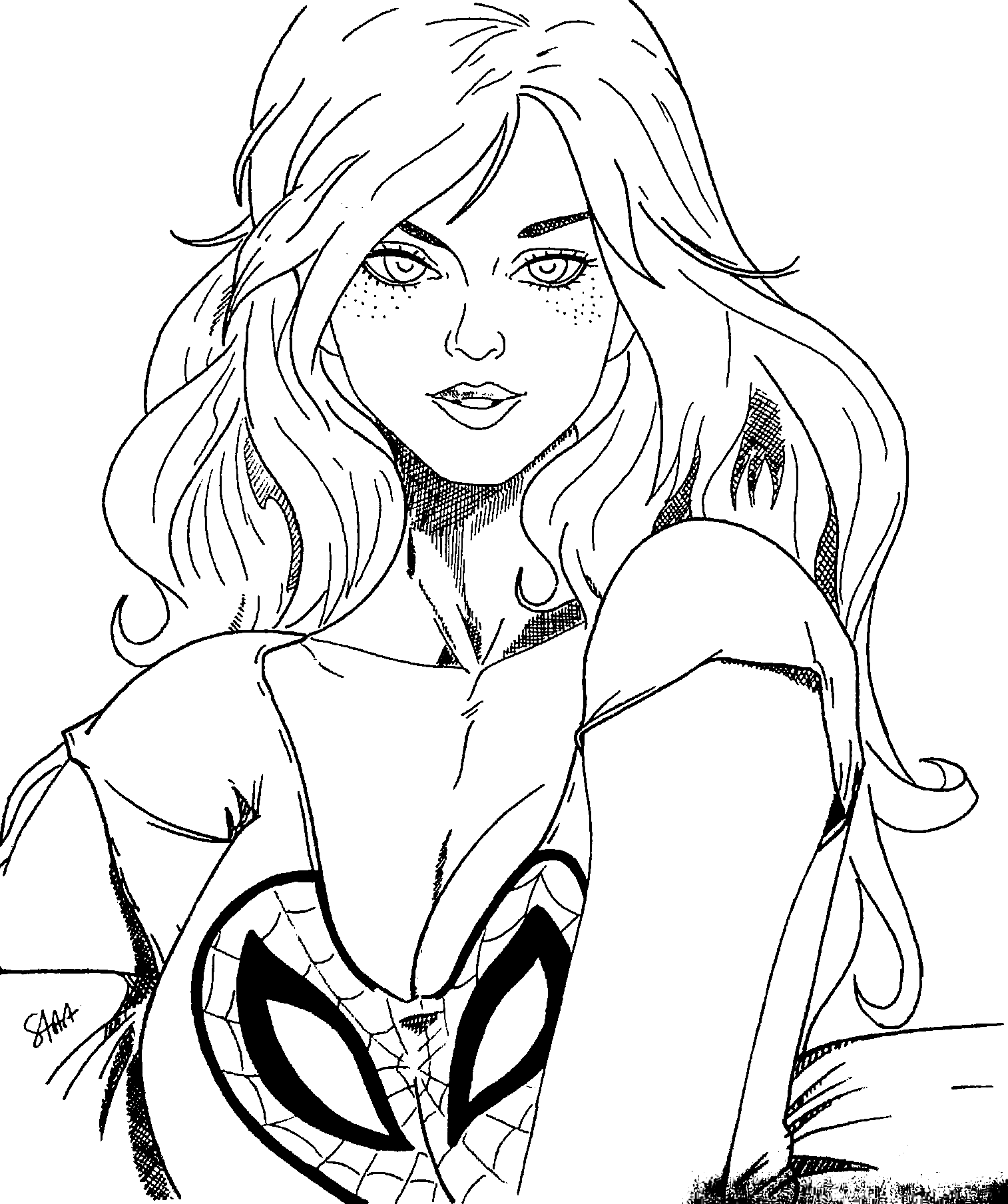 Mary Jane Watson coloring page - ColouringPages