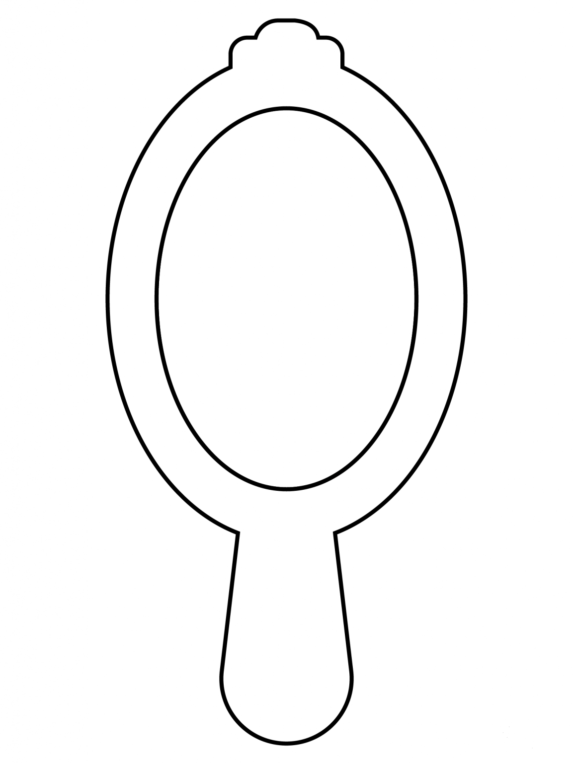 Mirror coloring page - ColouringPages