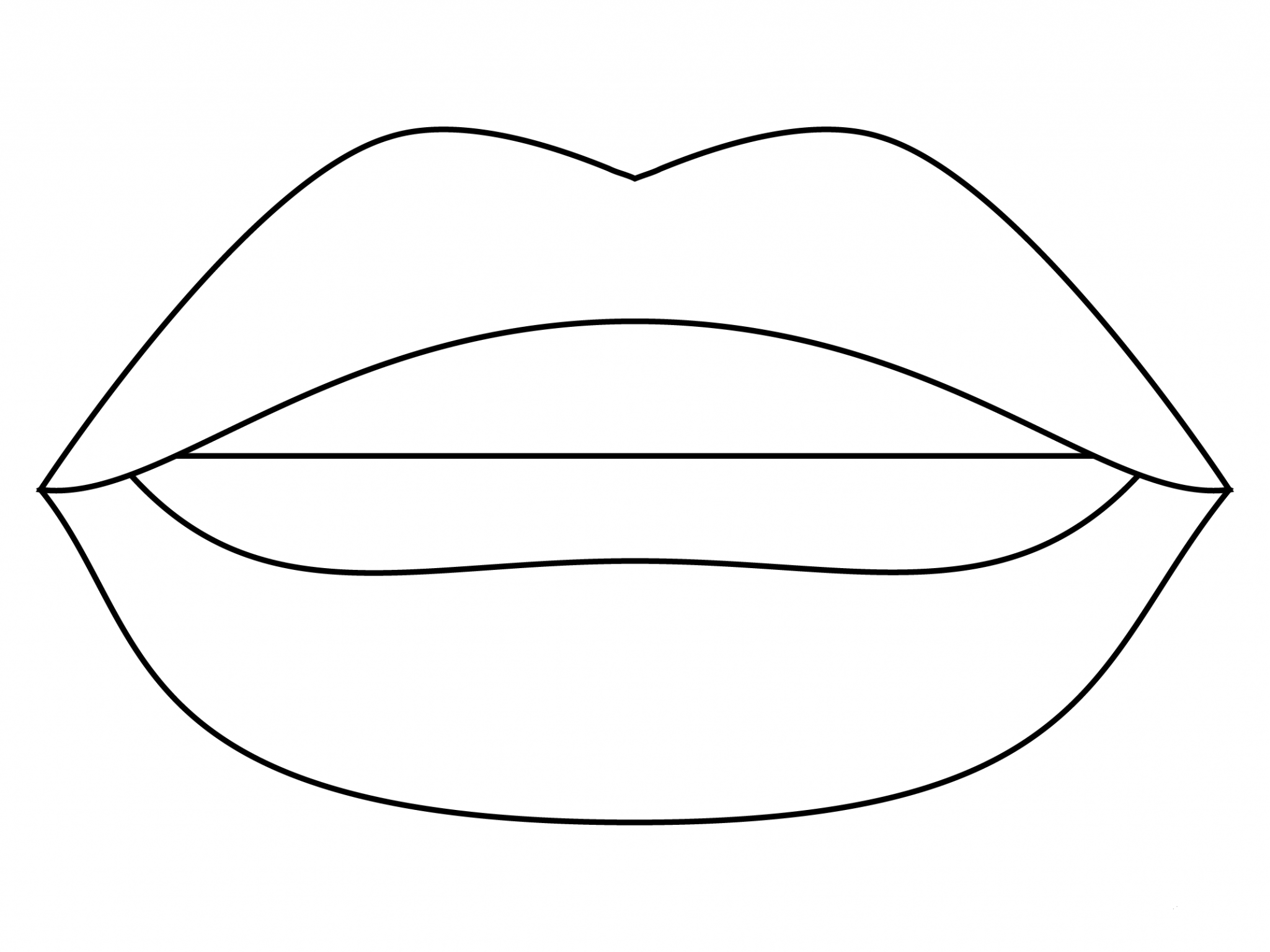 Mouth coloring page - ColouringPages