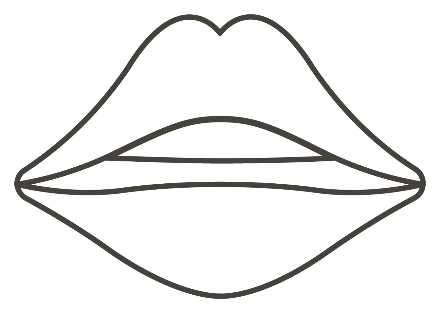 Mouth coloring page - ColouringPages