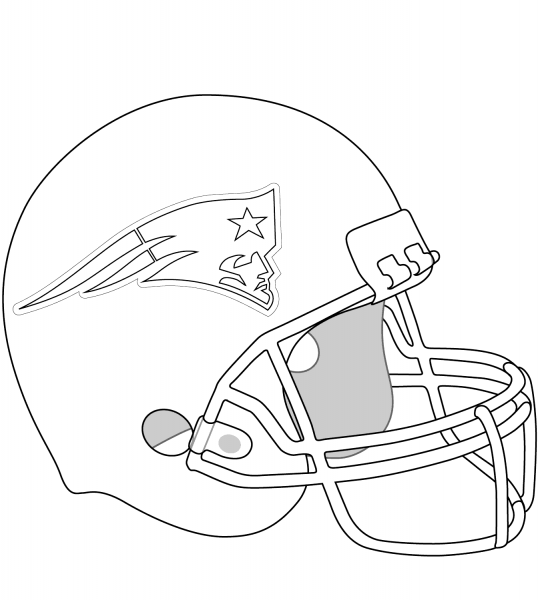 New England Patriots Helmet coloring page - ColouringPages