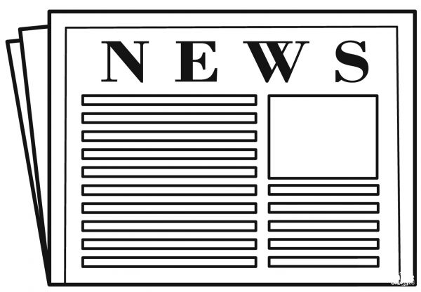 Newspaper coloring page - ColouringPages