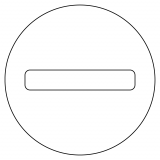 No Entry Emoji coloring page - ColouringPages