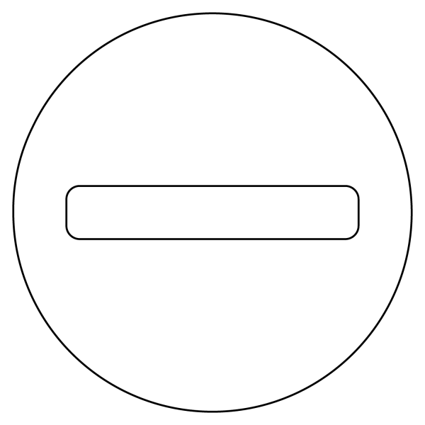 No Entry Emoji coloring page - ColouringPages