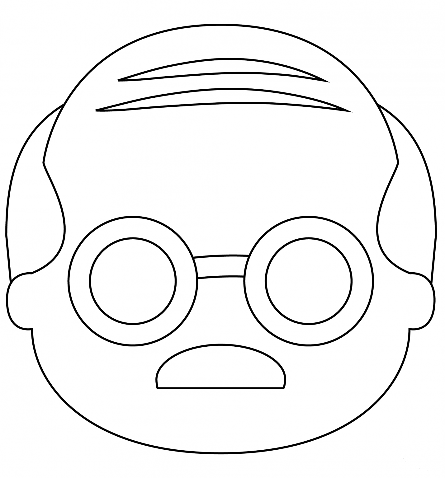 Old Man coloring page - ColouringPages