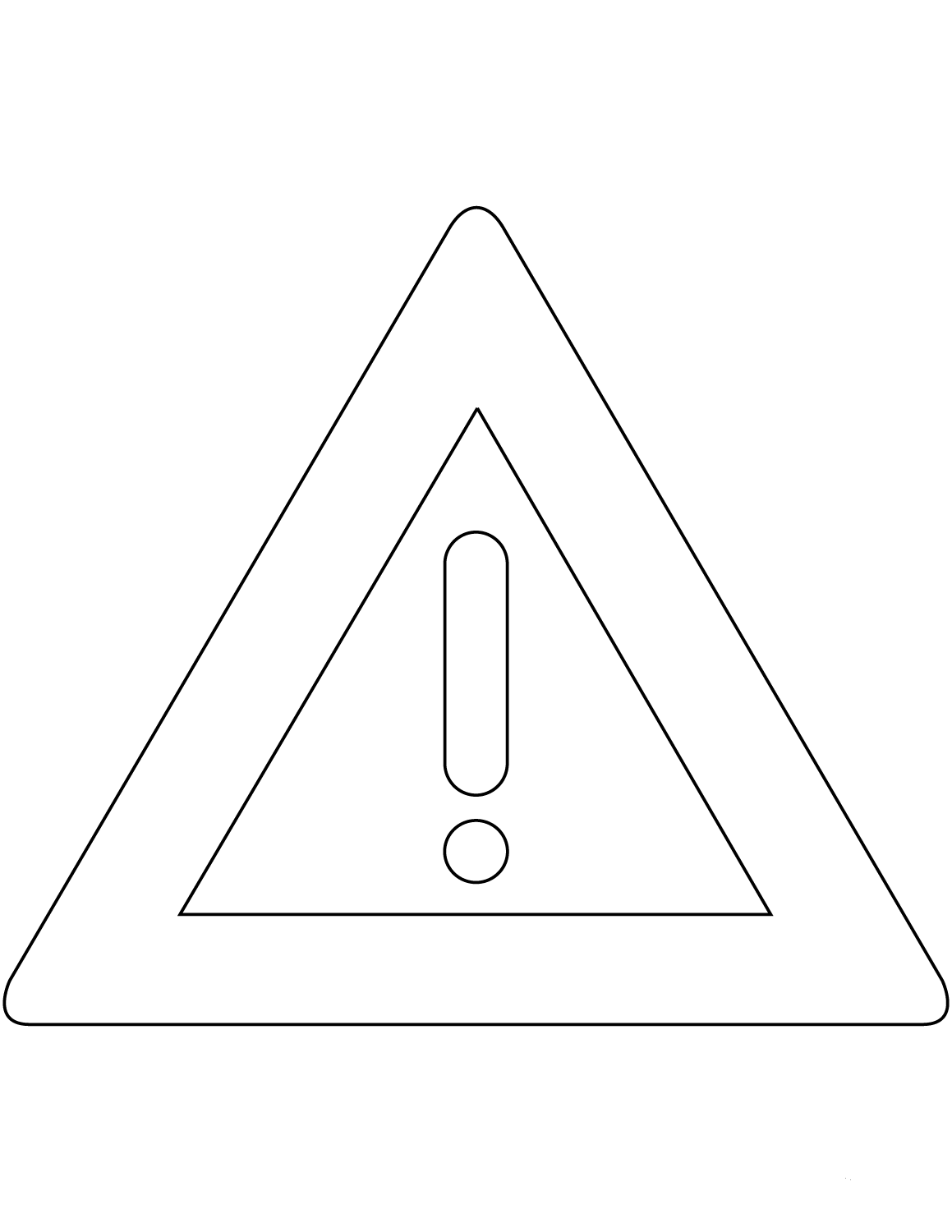 "Other Danger" Sign in the Netherlands coloring page - ColouringPages