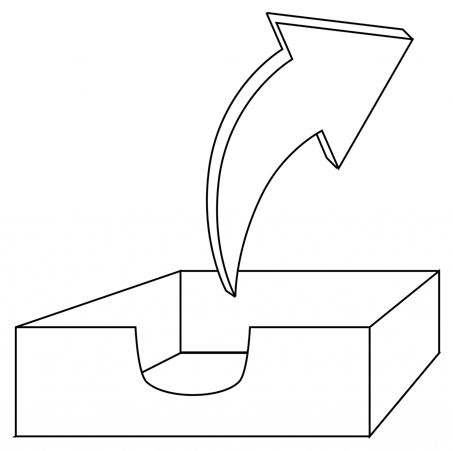 Outbox Tray coloring page - ColouringPages