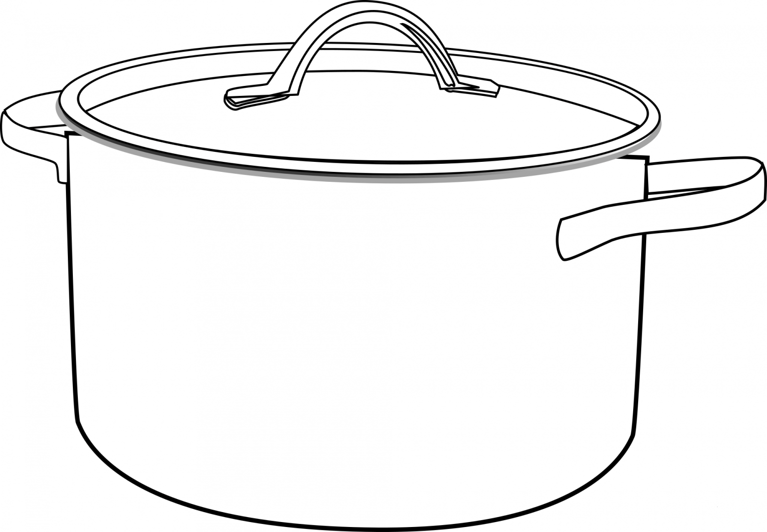 Pan Outline coloring page - ColouringPages