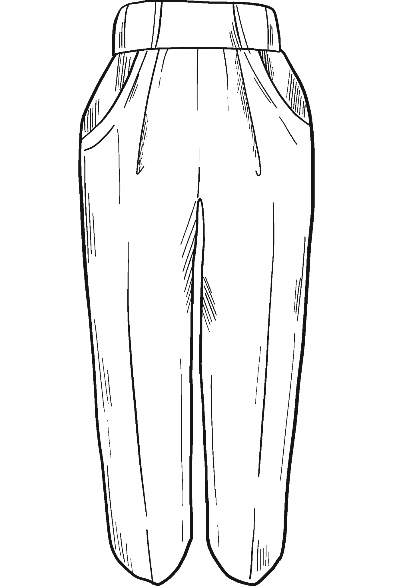 Pants coloring page - ColouringPages