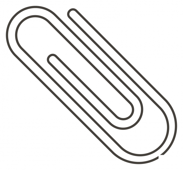 Paperclip coloring page - ColouringPages