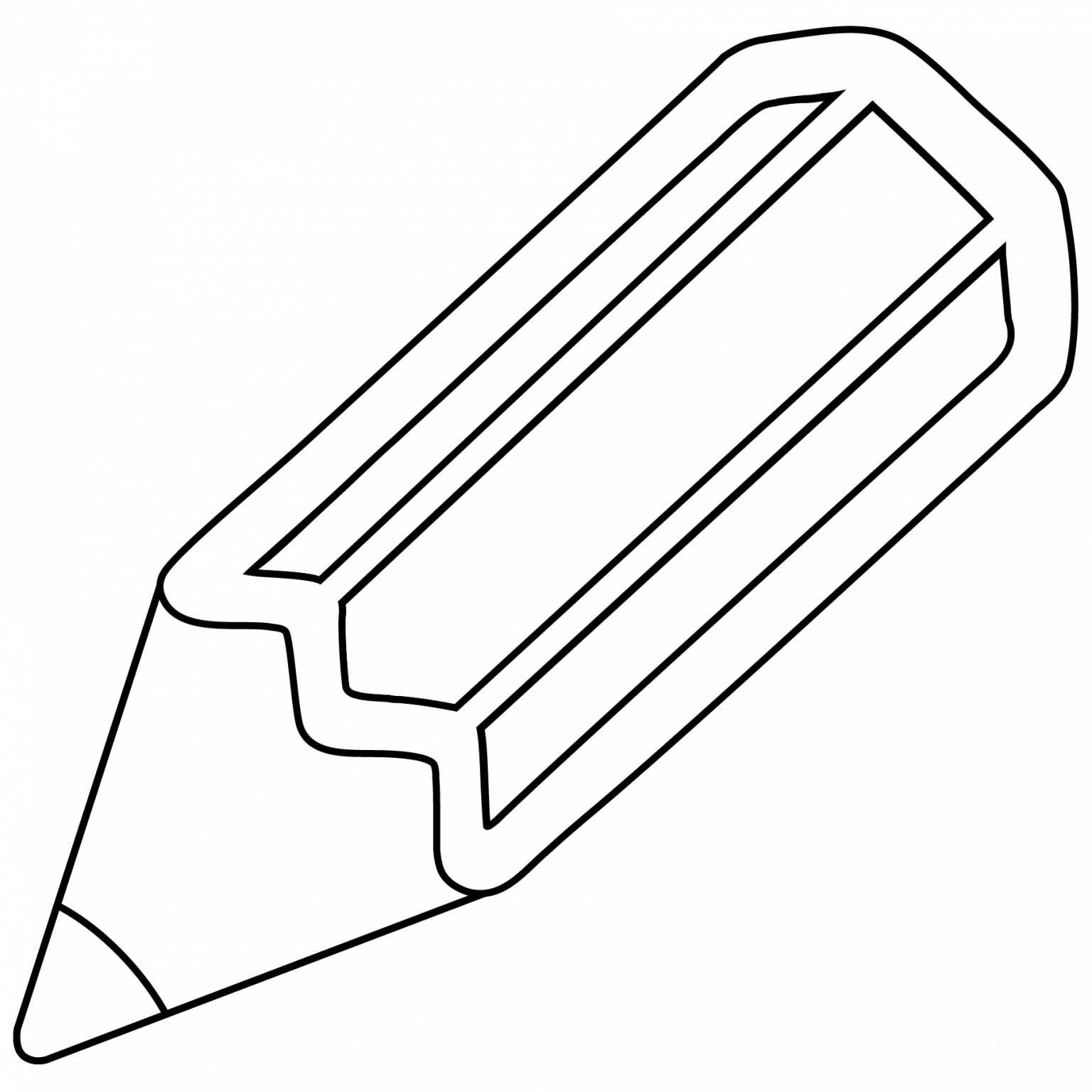 Pencil Emoji coloring page - ColouringPages