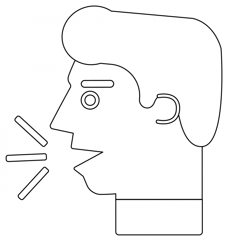 Person Speaking coloring page - ColouringPages