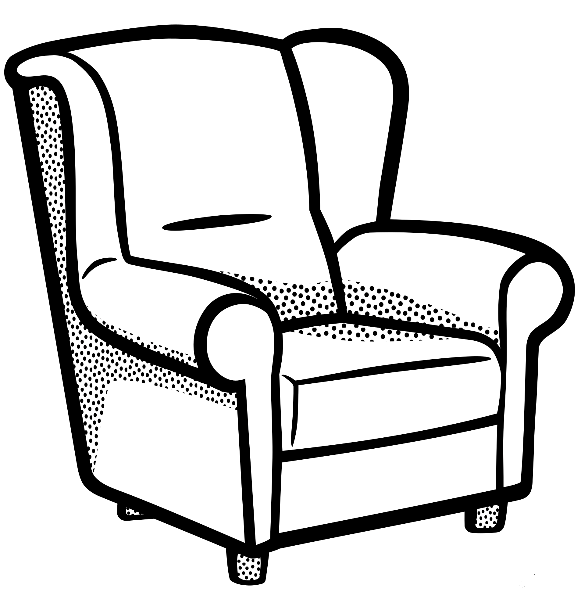 Armchair coloring page - ColouringPages