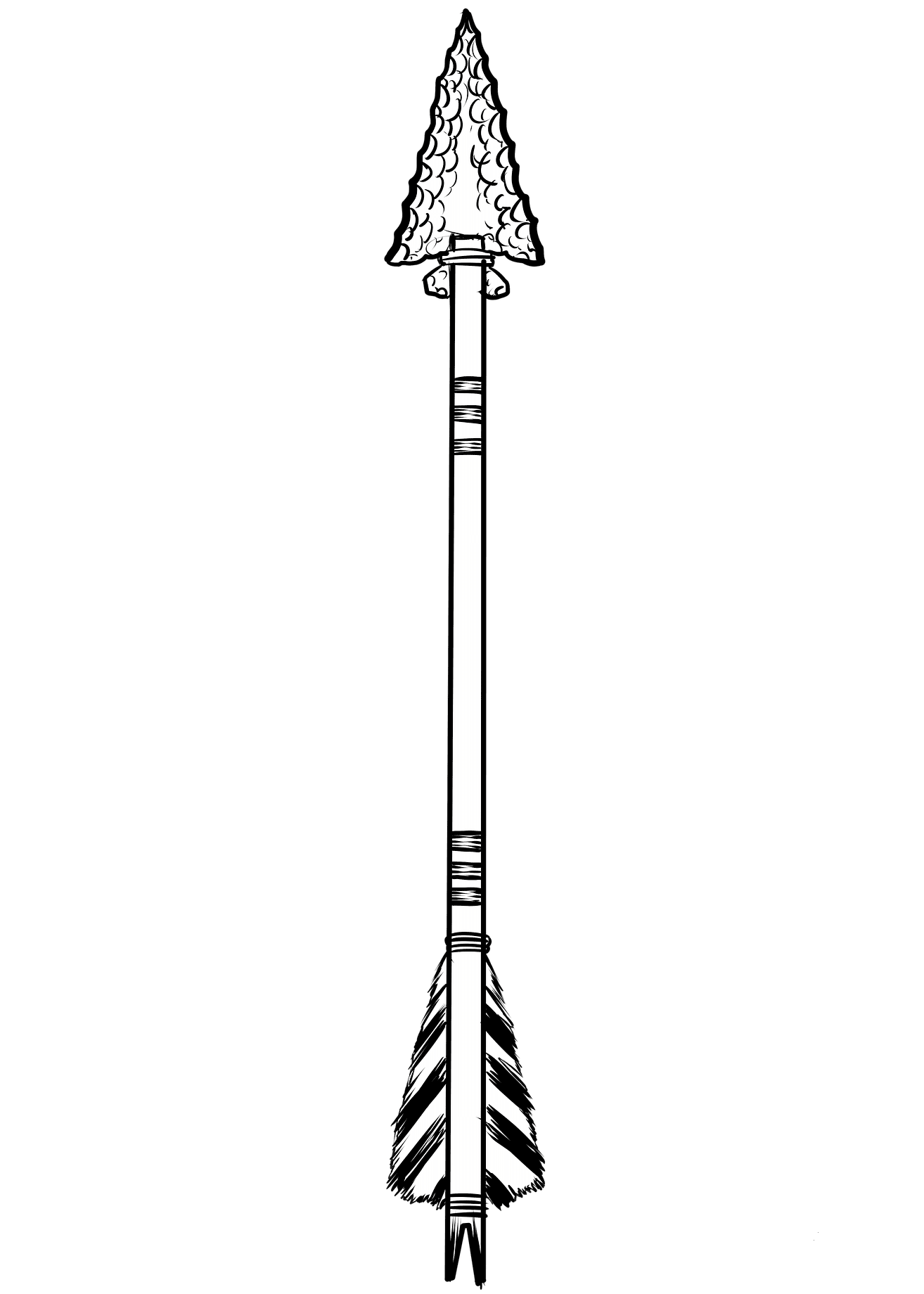 Arrow coloring page - ColouringPages