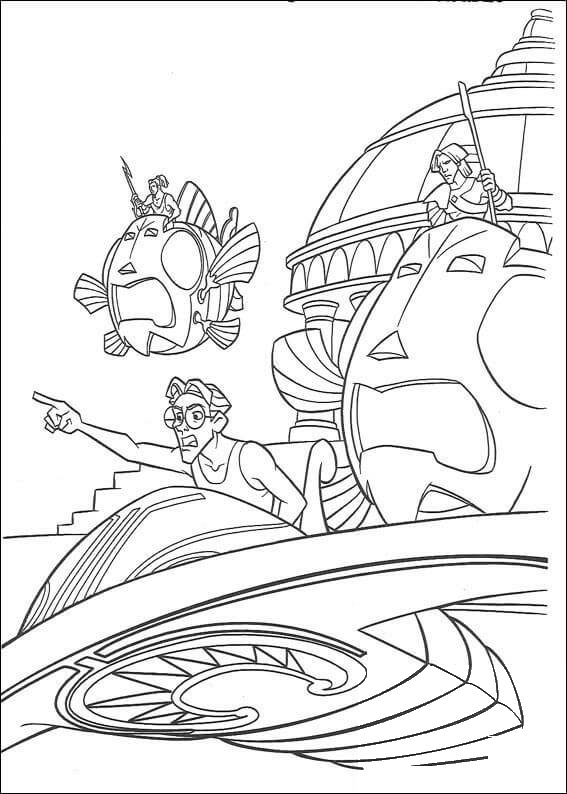 Atlantis coloring page - ColouringPages