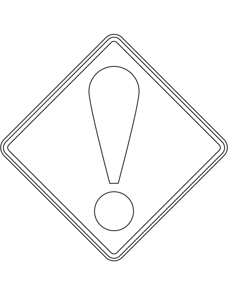 "Attention: Other Dangers!" Sign in New Zealand coloring page ...